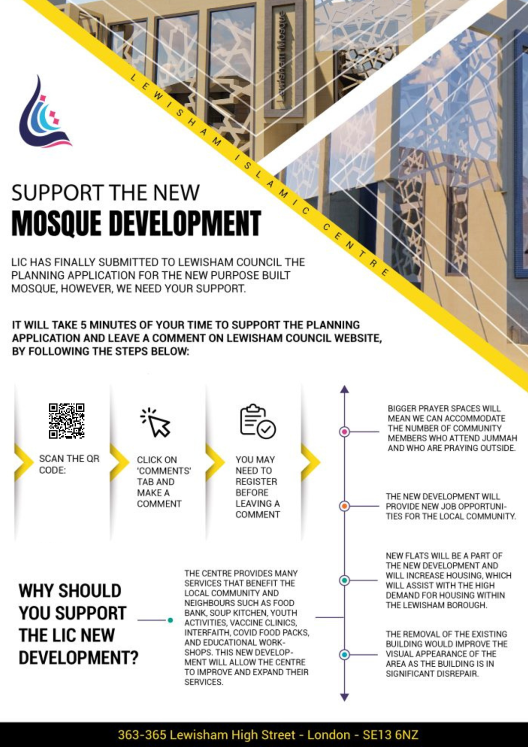UPDATE 2024: THE NEW MOSQUE DEVELOPMENT PLANNING APPLICATION - Lewisham ...
