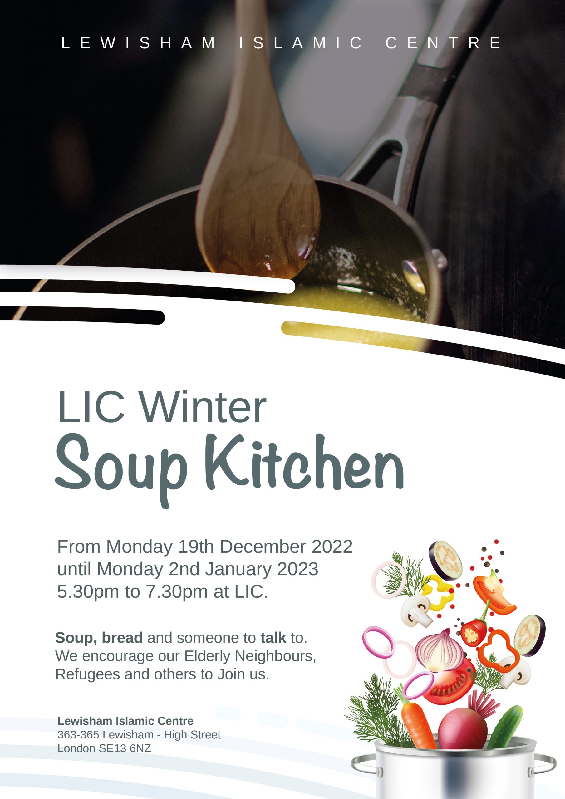 LIC Winter Soup Kitchen - Lewisham Islamic Centre