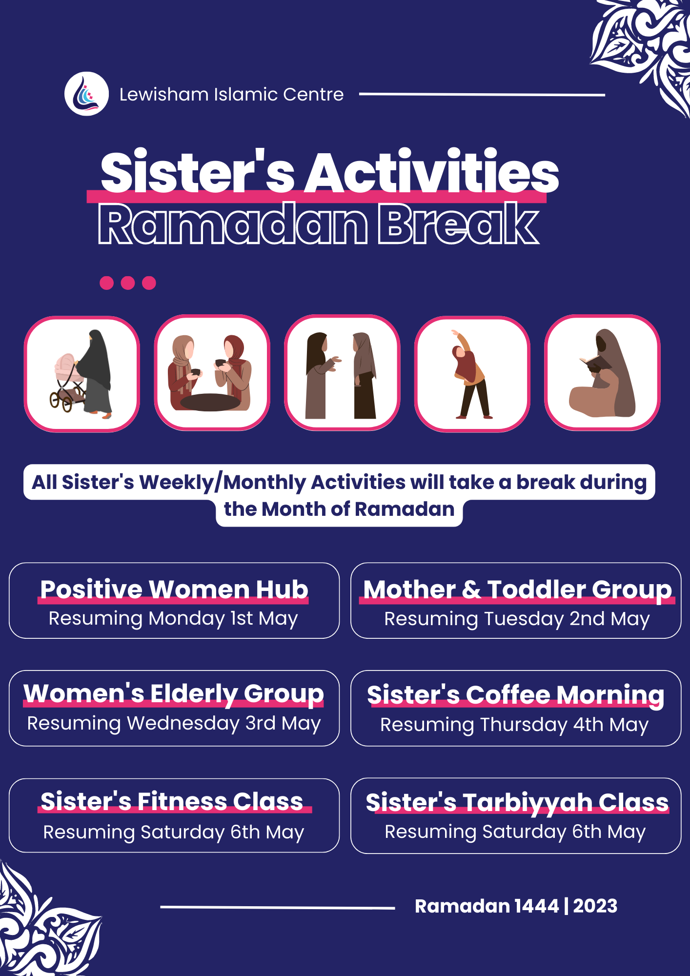 Sister’s Activities Ramadan Break - Lewisham Islamic Centre