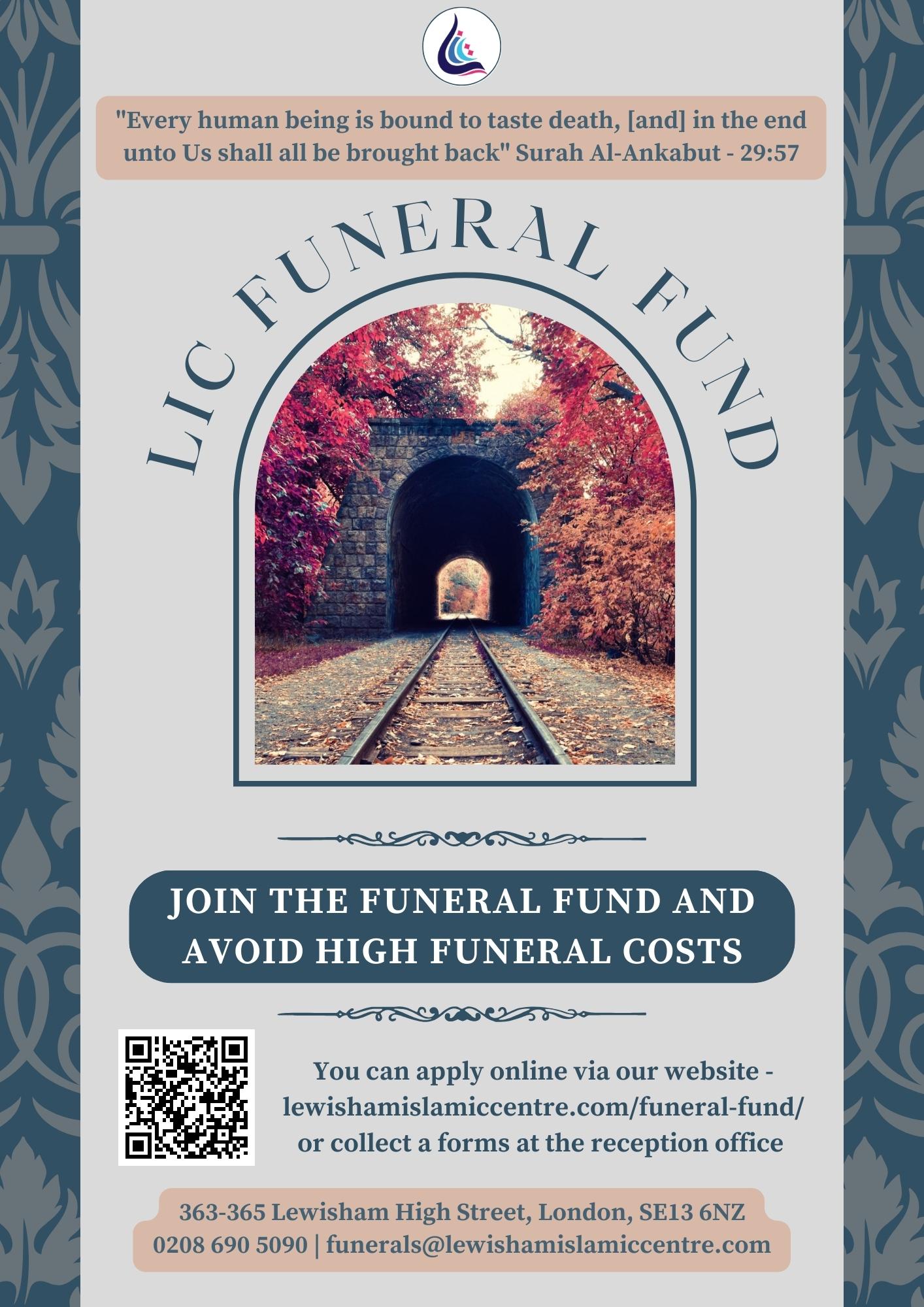 LIC Funeral Fund - Lewisham Islamic Centre